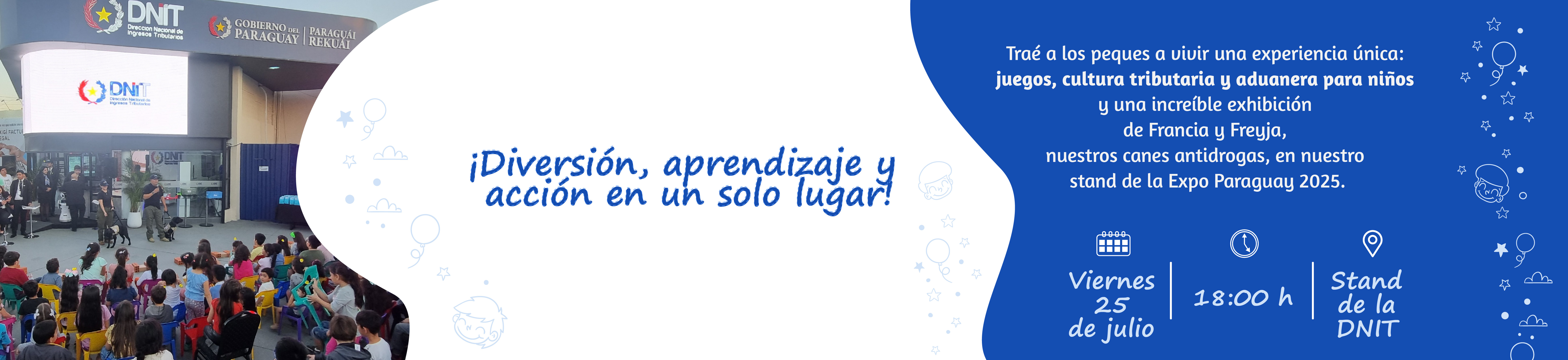 La DNIT organiza jornada educativa para niños en su stand de la Expo ...